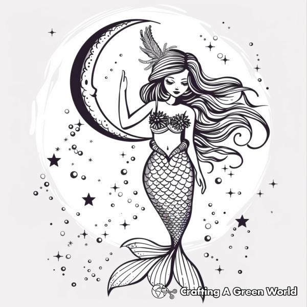 Mermaid Fairy Coloring Pages - Free & Printable!