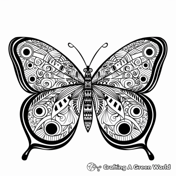 Hard Zentangle Coloring Pages - Free & Printable!