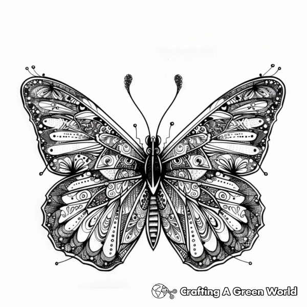 Hard Zentangle Coloring Pages - Free & Printable!