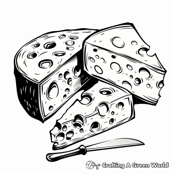 Cheese Coloring Pages - Free & Printable!