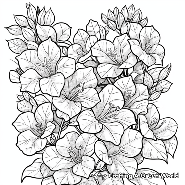 Tropical Flowers Coloring Pages - Free & Printable!