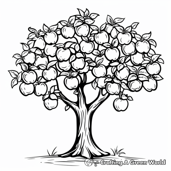 Tree Coloring Pages - Free & Printable!