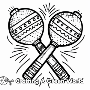 Maracas Coloring Pages - Free & Printable!
