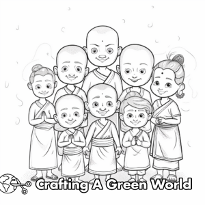 Buddha Coloring Pages - Free & Printable!