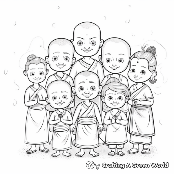 Buddha Coloring Pages - Free & Printable!