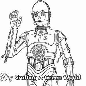 C-3PO Coloring Pages - Free & Printable!