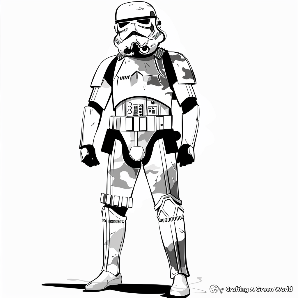 Storm Trooper Coloring Pages - Free & Printable!