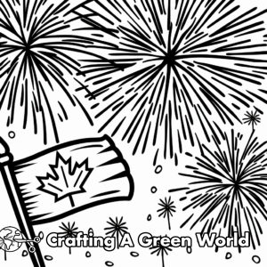 Canada Flag Coloring Pages - Free & Printable!