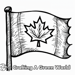 Canada Flag Coloring Pages - Free & Printable!