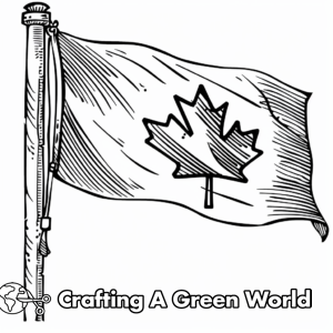 Canada Flag Coloring Pages - Free & Printable!