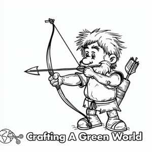 Bow And Arrow Coloring Pages - Free & Printable!