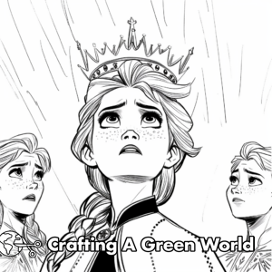 Elsa Frozen 2 Coloring Pages - Free & Printable!