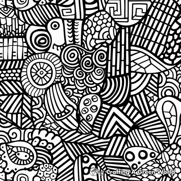 Hard Zentangle Coloring Pages - Free & Printable!