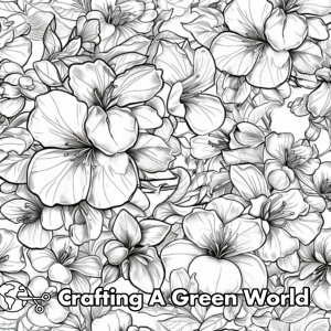 May Flowers Coloring Pages - Free & Printable!