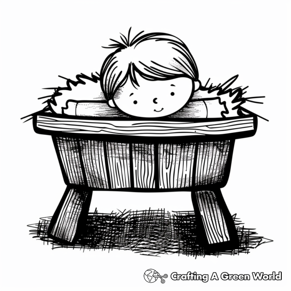 Manger Coloring Pages - Free & Printable!