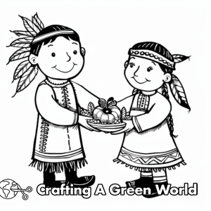 Free Cute Thanksgiving Coloring Pages - Free & Printable!