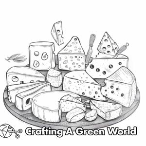 Cheese Coloring Pages - Free & Printable!
