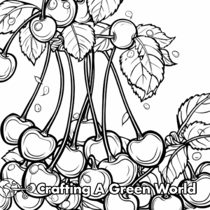 Cherry Coloring Pages - Free & Printable!
