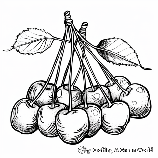 Cherry Coloring Pages - Free & Printable!