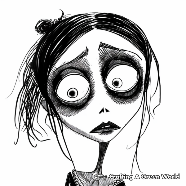 Corpse Bride Coloring Pages - Free & Printable!