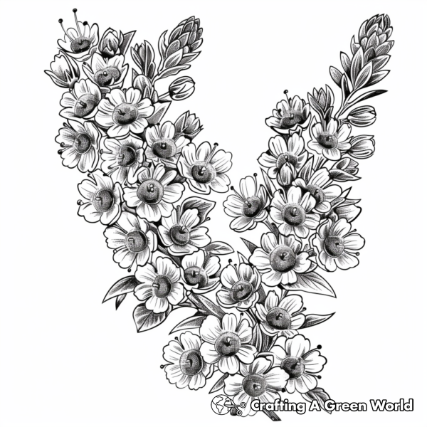 May Flowers Coloring Pages - Free & Printable!