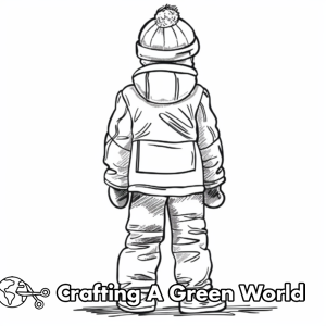 Winter Clothes Coloring Pages - Free & Printable!