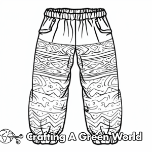 Winter Clothes Coloring Pages - Free & Printable!