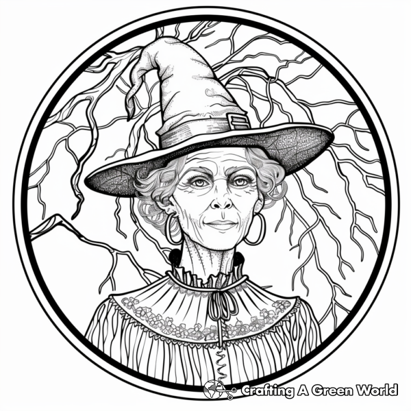Witchy Coloring Pages - Free & Printable!
