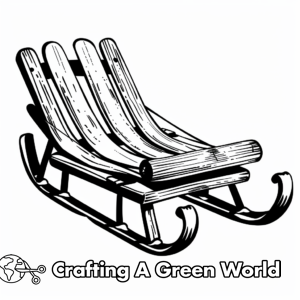 Sled Coloring Pages - Free & Printable!