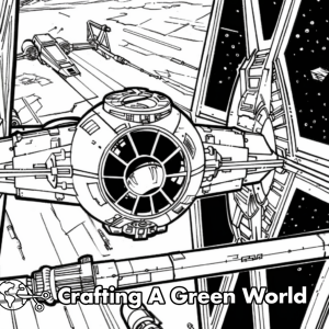 TIE Fighter Coloring Pages - Free & Printable!