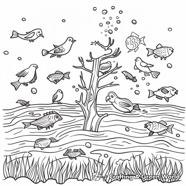 Sunday School About Creation Coloring Pages - Free & Printable!