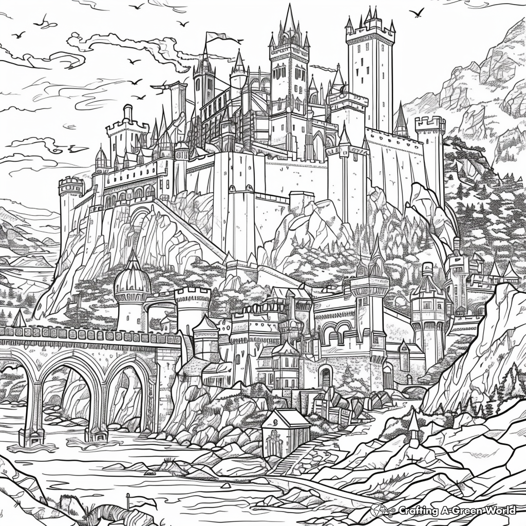 Game Of Thrones Coloring Pages - Free & Printable!