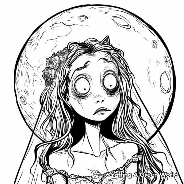Corpse Bride Coloring Pages - Free & Printable!