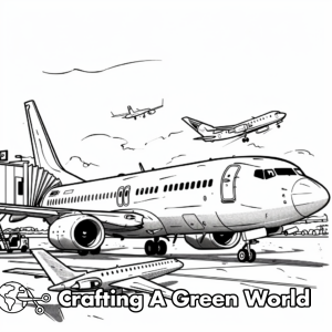 Airport Coloring Pages - Free & Printable!