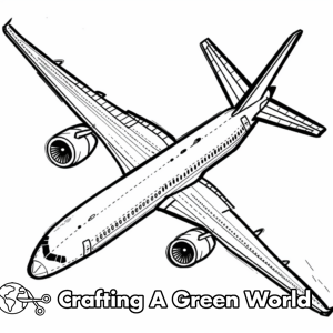 Jet Plane Coloring Pages - Free & Printable!