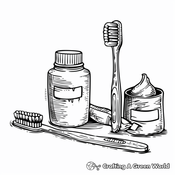 Toothbrush Coloring Pages - Free & Printable!