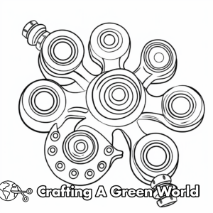 Fidget Toys Coloring Pages - Free & Printable!