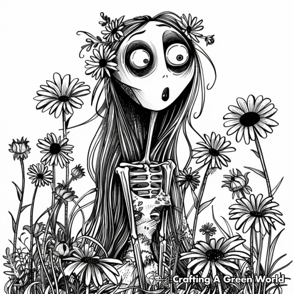 Corpse Bride Coloring Pages - Free & Printable!