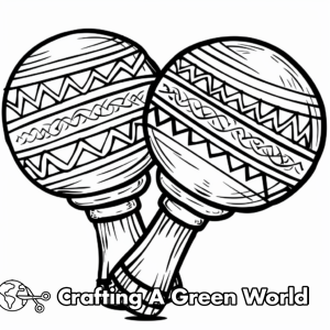 Maracas Coloring Pages - Free & Printable!