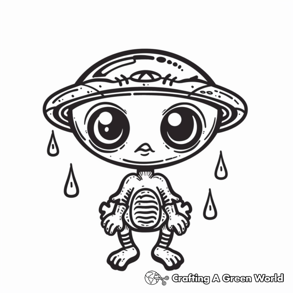 Space Aesthetic Coloring Pages - Free & Printable!