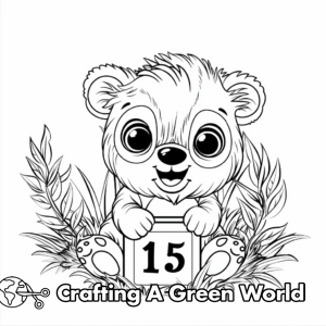 Number 15 Coloring Pages - Free & Printable!
