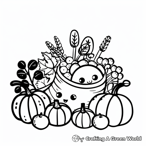 Free Cute Thanksgiving Coloring Pages - Free & Printable!