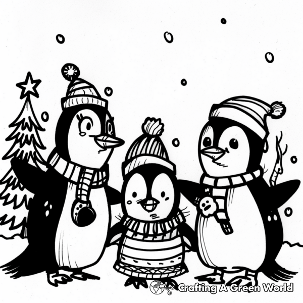 Cartoon Christmas Coloring Pages - Free & Printable!