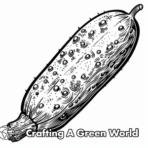 Cucumber Coloring Pages - Free & Printable!