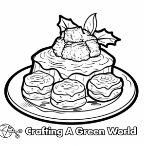 Thanksgiving Food Coloring Pages - Free & Printable!