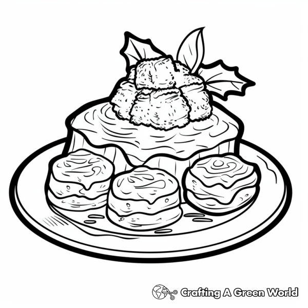 Thanksgiving Food Coloring Pages - Free & Printable!