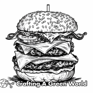 Fast Food Coloring Pages - Free & Printable!