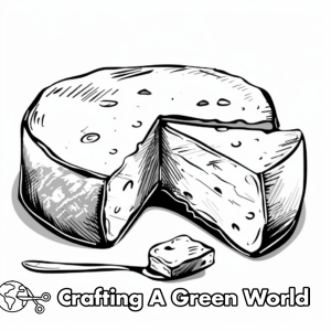 Cheese Coloring Pages - Free & Printable!