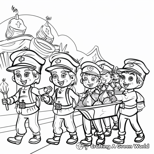 Parade Coloring Pages - Free & Printable!