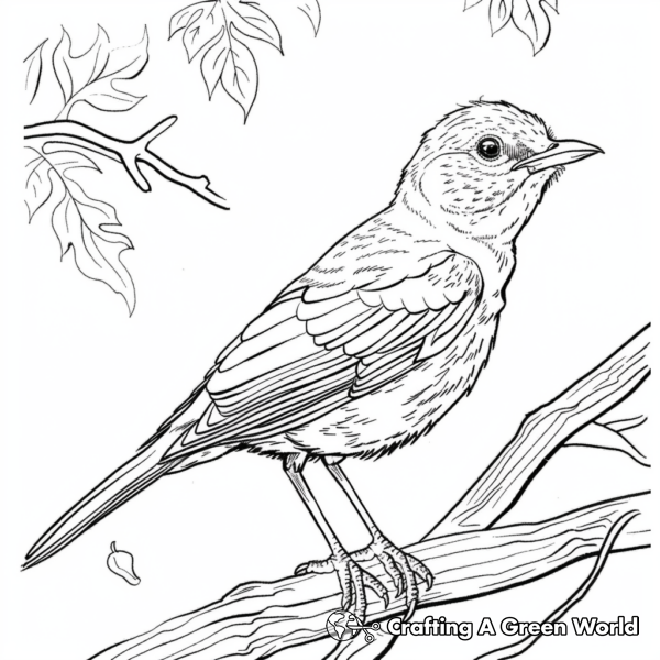 Robin Coloring Pages - Free & Printable!